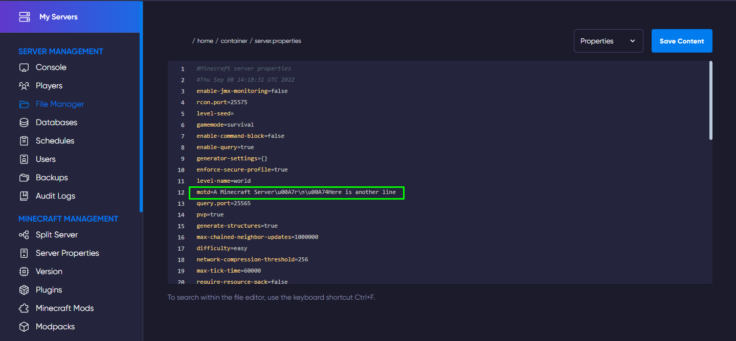 How to use colored server descriptions and more features on the ...