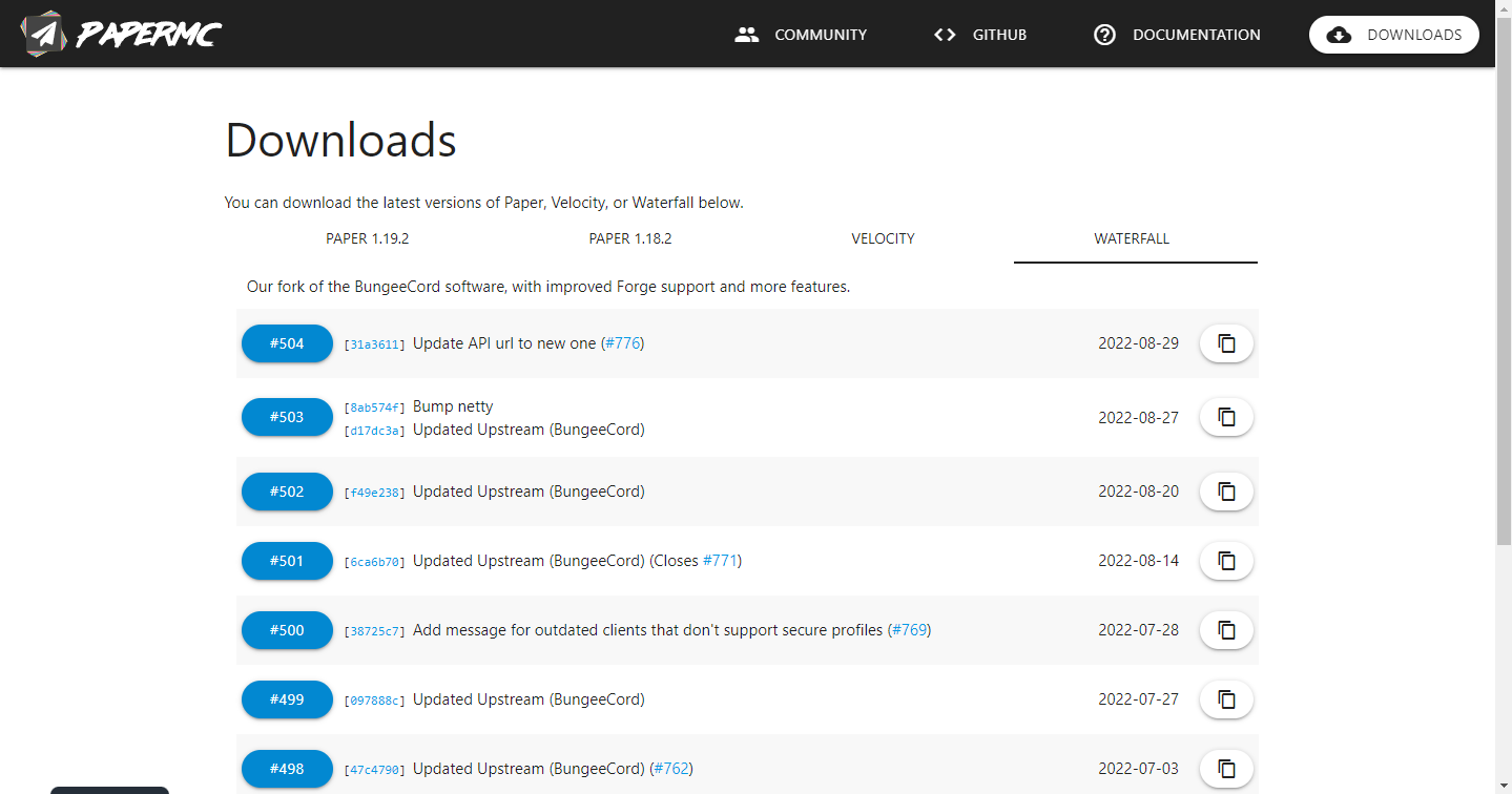 How to setup Minecraft Waterfall server - Godlike