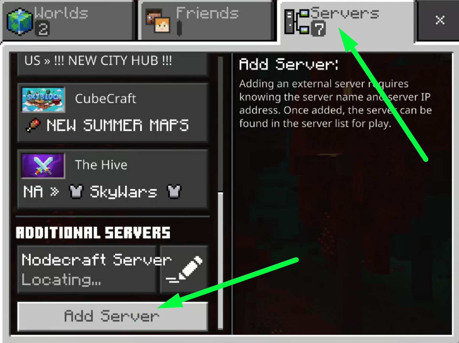 How to connect to Minecraft server? - Godlike