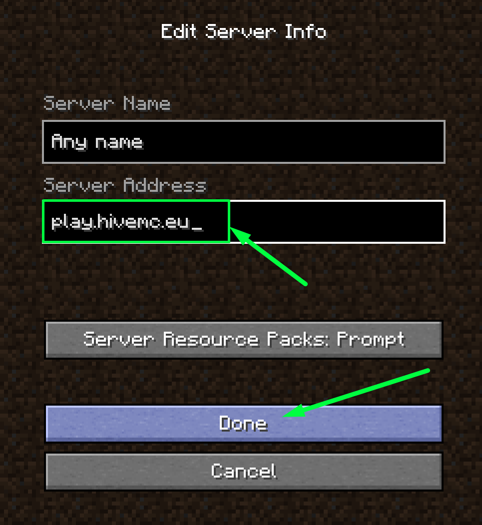 How to connect to Minecraft server? - Godlike