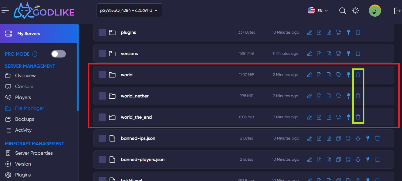 How to Reset Minecraft Server World? - Godlike