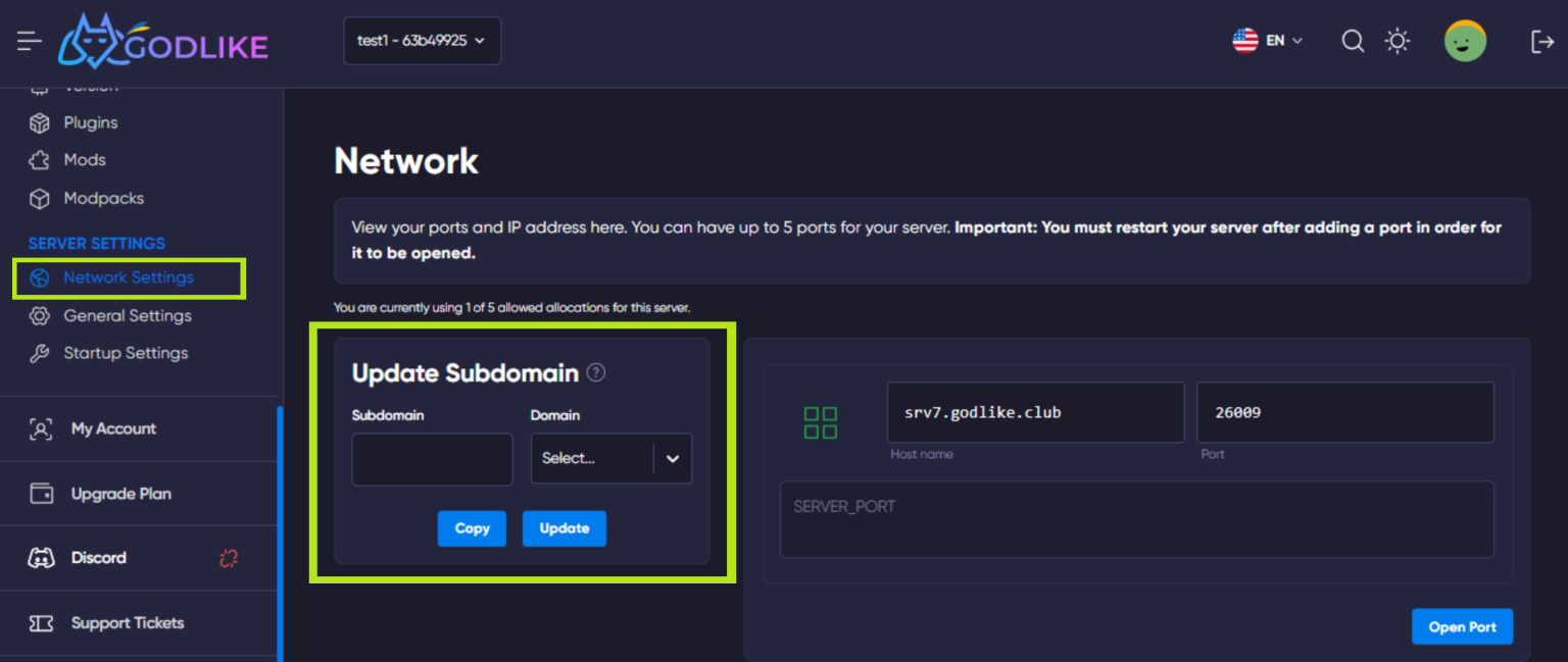 How to change Minecraft server IP? - Godlike
