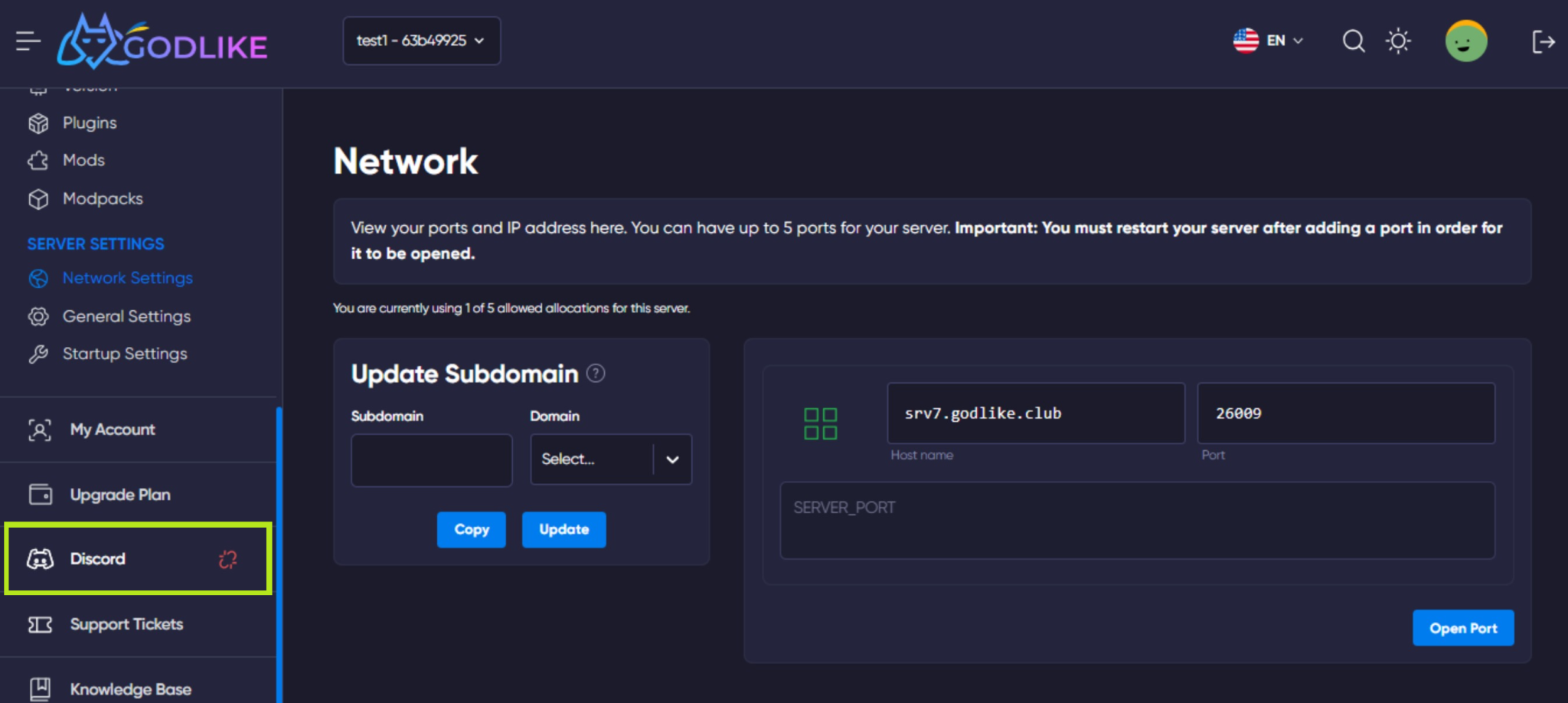 How to change Minecraft server IP? - Godlike