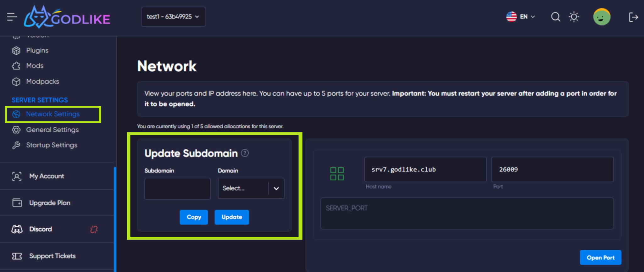 How to change Minecraft server IP? - Godlike