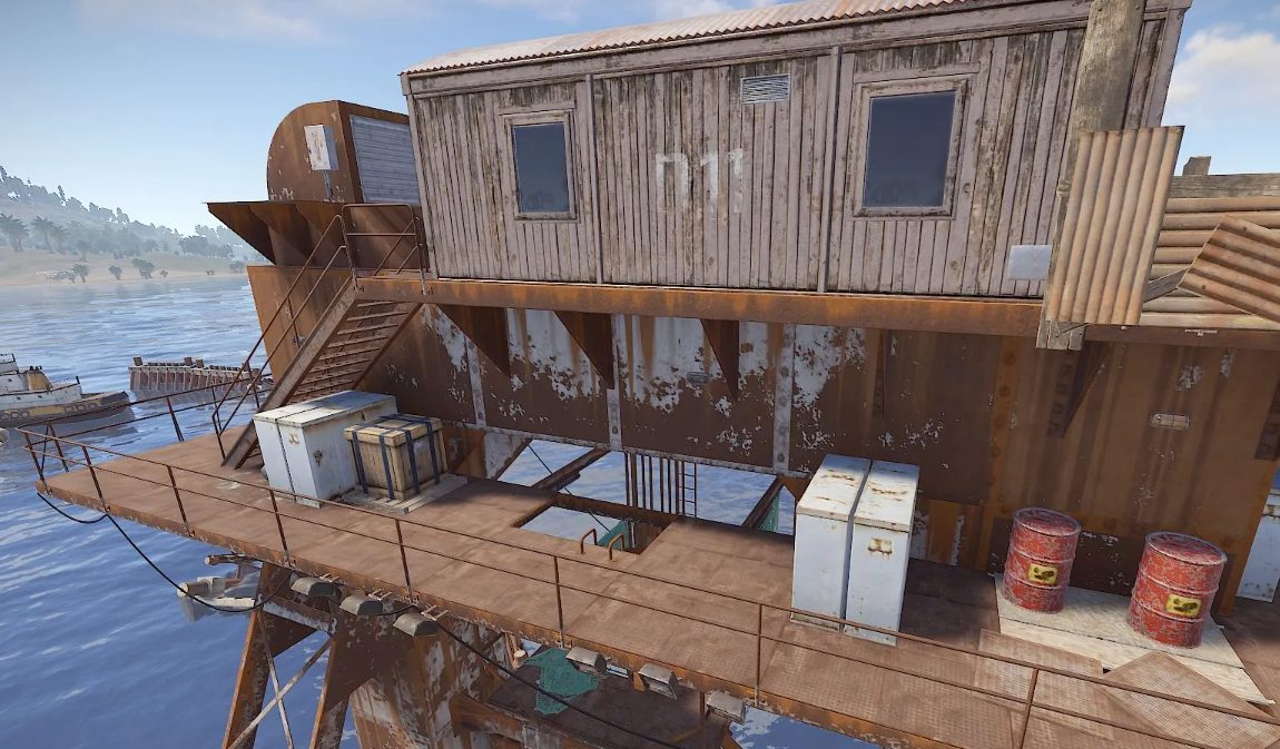 Ferry Terminal Monument Guide For Rust - Godlike