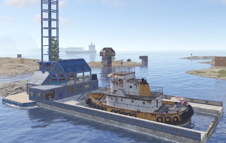 Rust Tugboat: How to Get, Use, and Build a Sea Base - Godlike