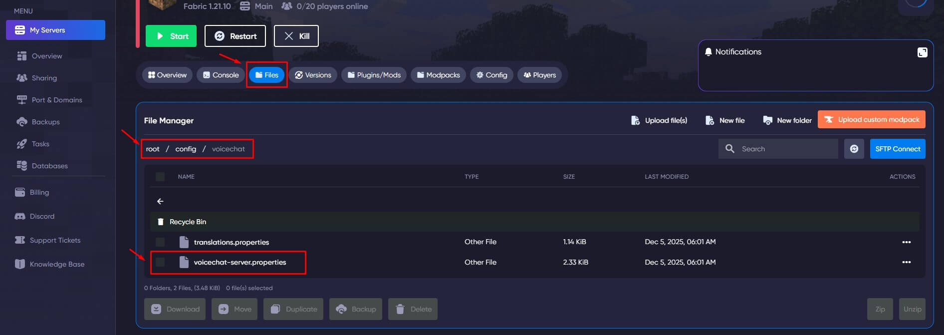 How to Install Simple Voice Chat on a Minecraft Server - Godlike