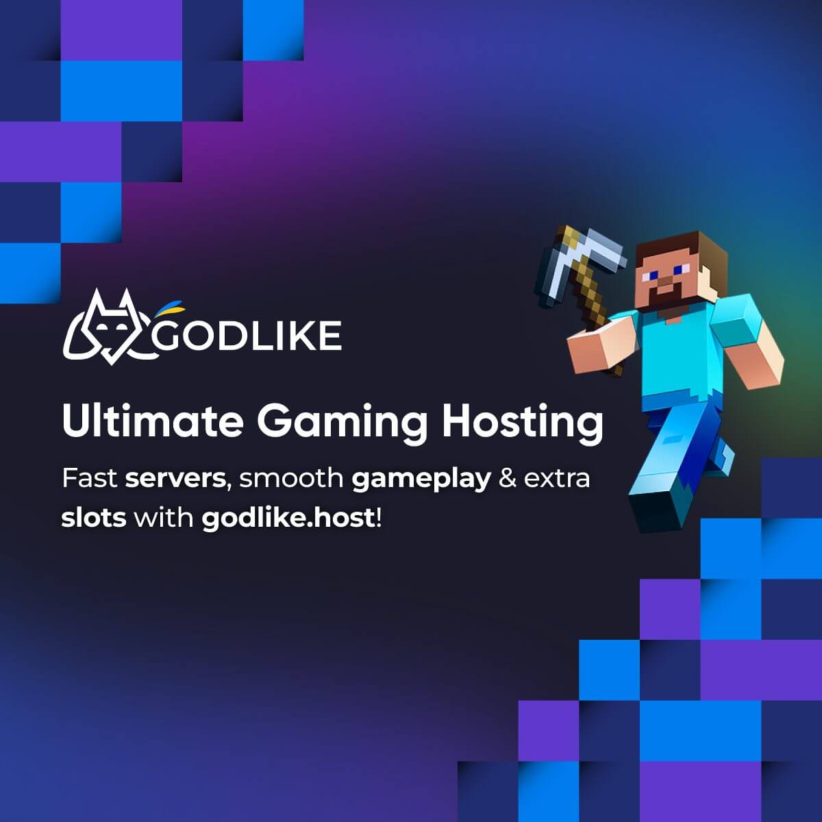 Mejores Servidores Minecraft Hosting | desde €3.19 - Godlike