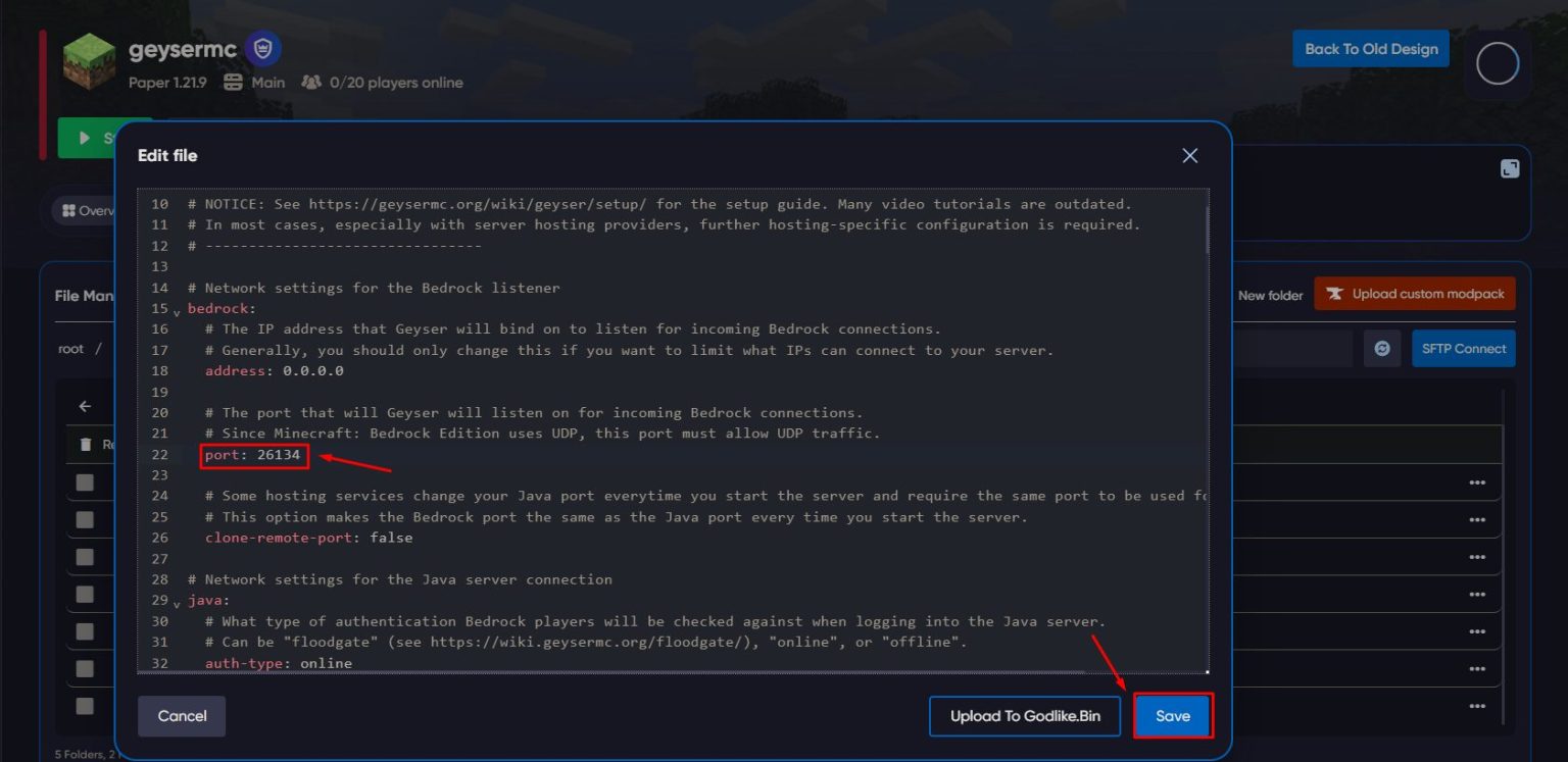 How to Install GeyserMC on a Minecraft Server - Godlike